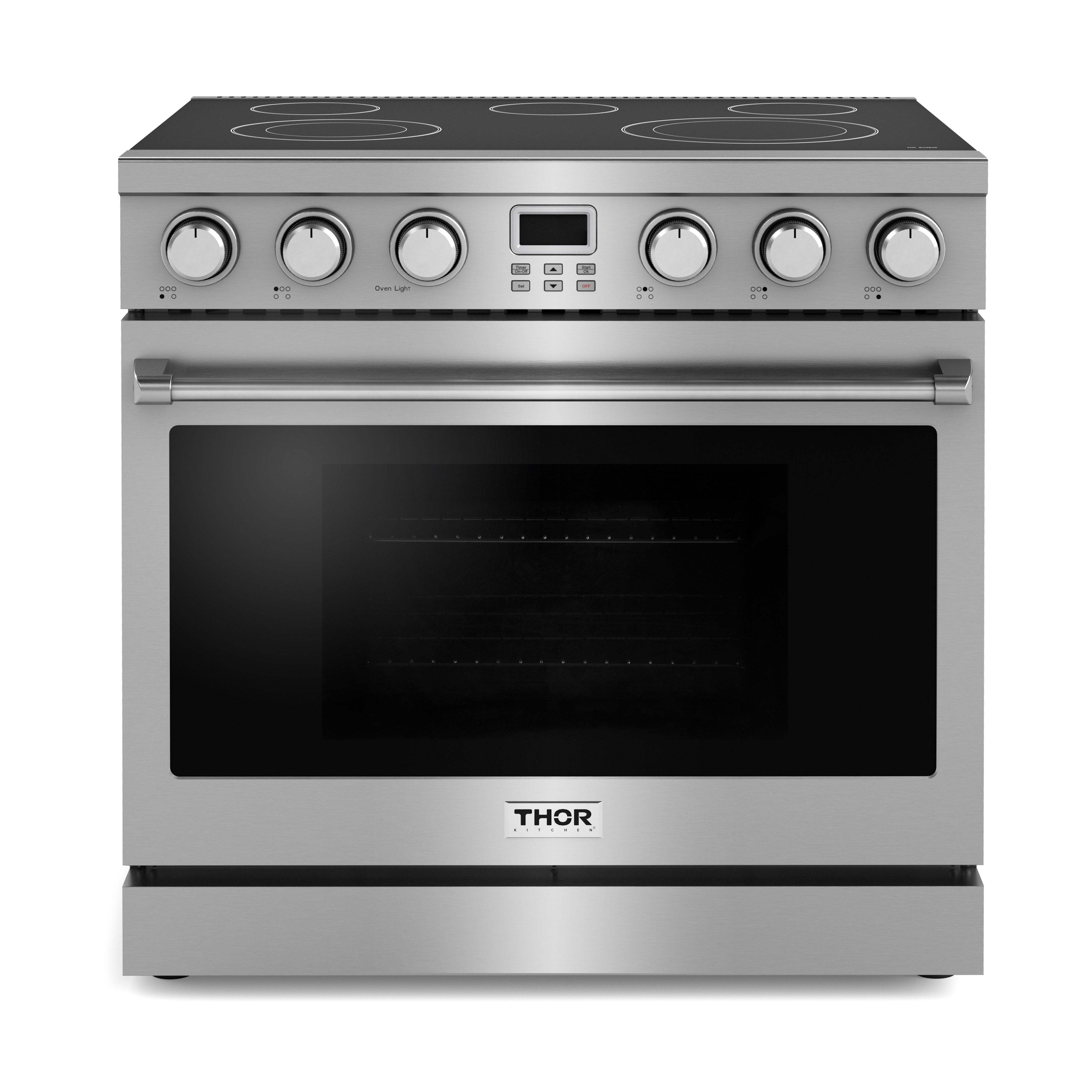 THOR Kitchen 36-Inch Electric Range – Contemporary Professional – ARE3 ...