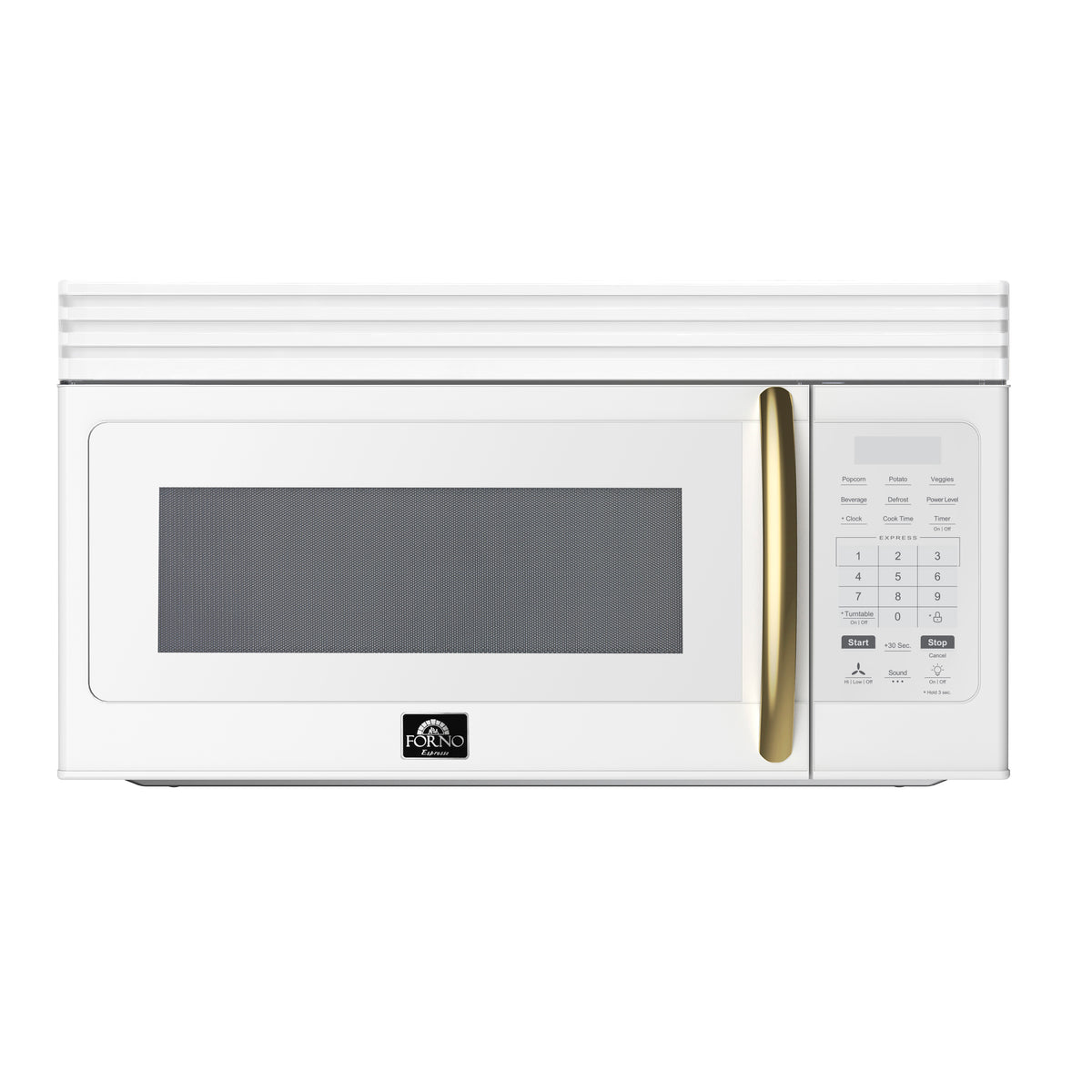 Forno Scalo 30-Inch Over the Range Microwave, White – 1.6 cu.ft, 300 C ...