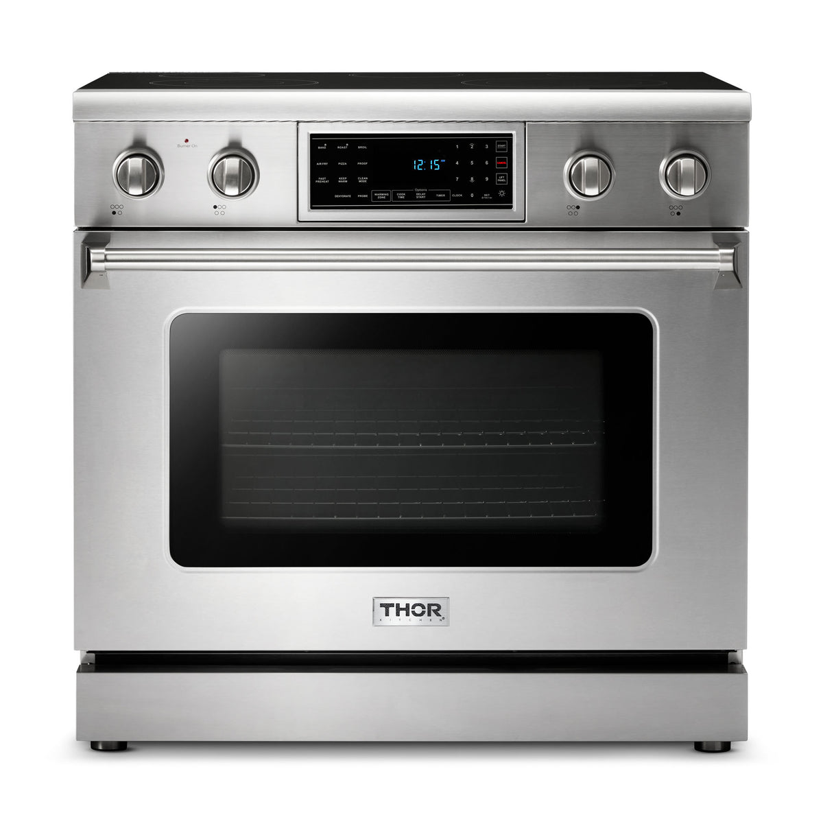 THOR Kitchen 36-Inch Tilt Panel Electric Range – Professional – TRE360 ...